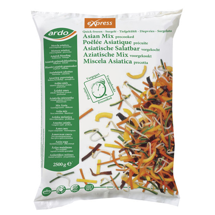 Zelenjavni mix azijska Asia mix, predpečena, 2,5 kg, zm. – Kvibo
